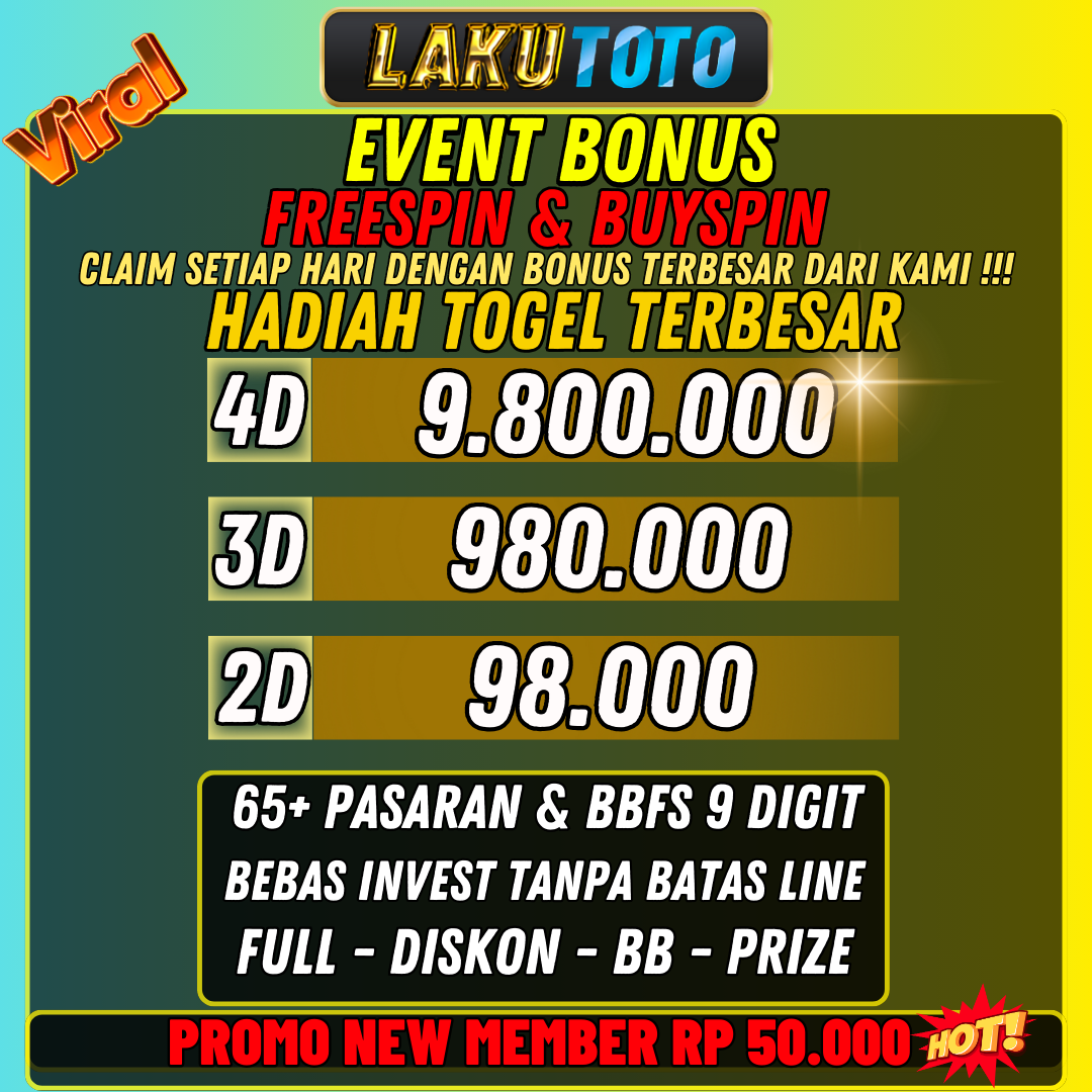 LAKU TOTO >> Situs Lakutoto dengan Link Togel Resmi di Bandar Bo Terpercaya